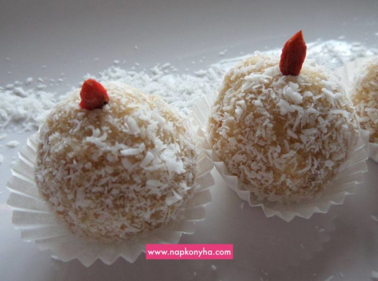 Nyersvegán Raffaello recept - Kemény Tojás receptek képekkel